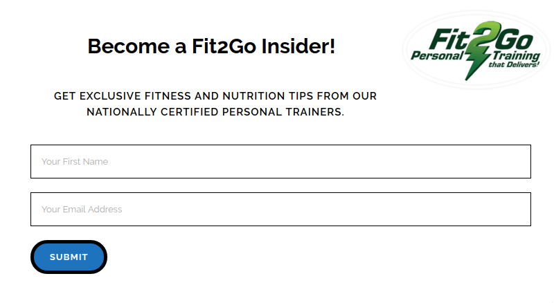 Become A Fit2Go Insider | Fit2Go Personal Training